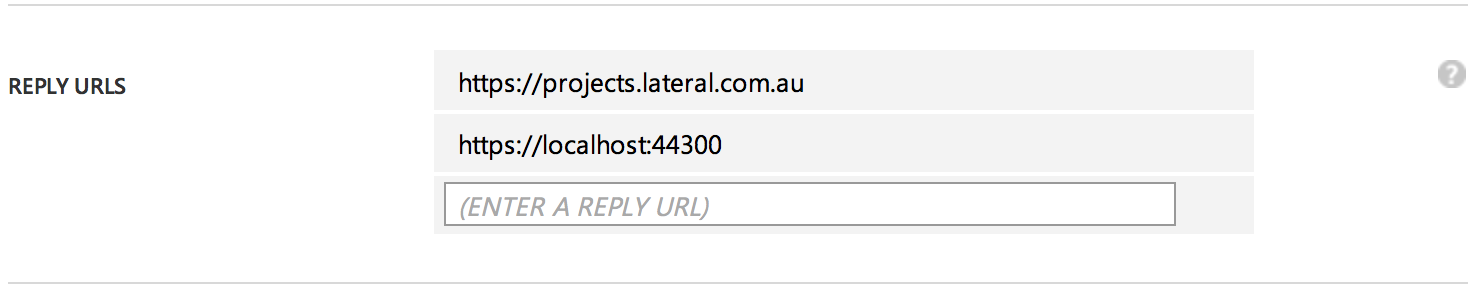 Azure AD Single Sign On With Multiple Environments Reply URLs 